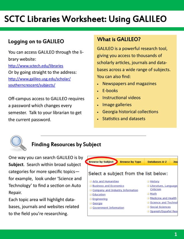 Using GALILEO | PDF