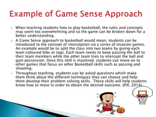 Using game sense in the classroom final | PPT