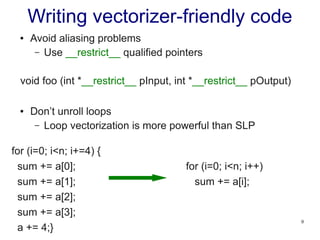 Q4.11: Using GCC Auto-Vectorizer | PDF