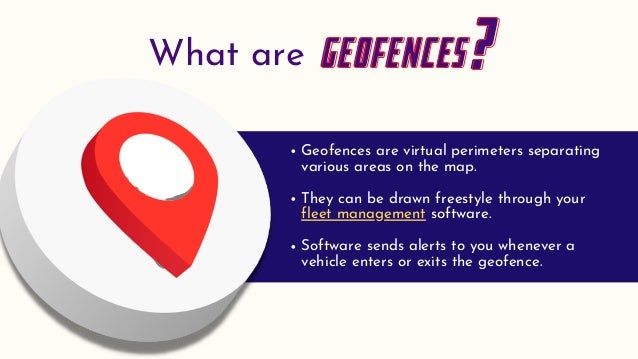 Using geofences from fleet management software | PDF