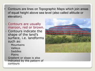 Using geographic tools; contours and cross sections | PPTX