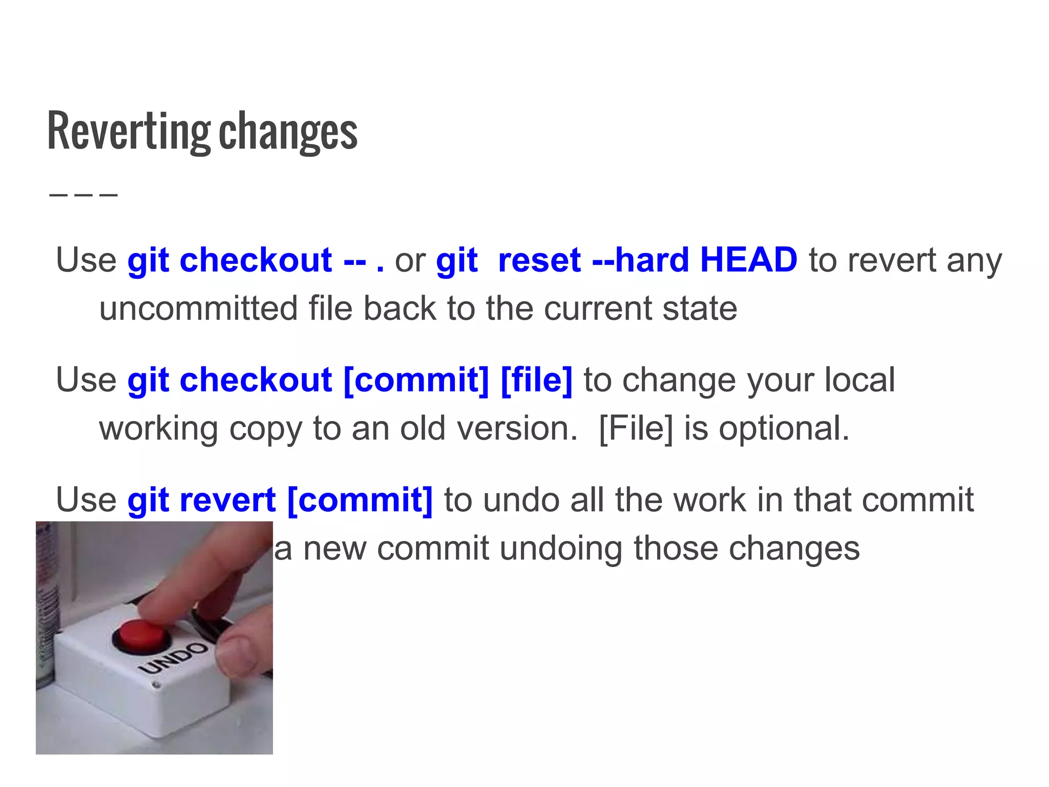 Intro To Git Github And Bitbucket Pptx Shareware And Freeware Computer Software And
