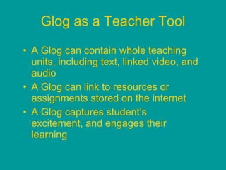 Using Glogster in the Classroom | PPT