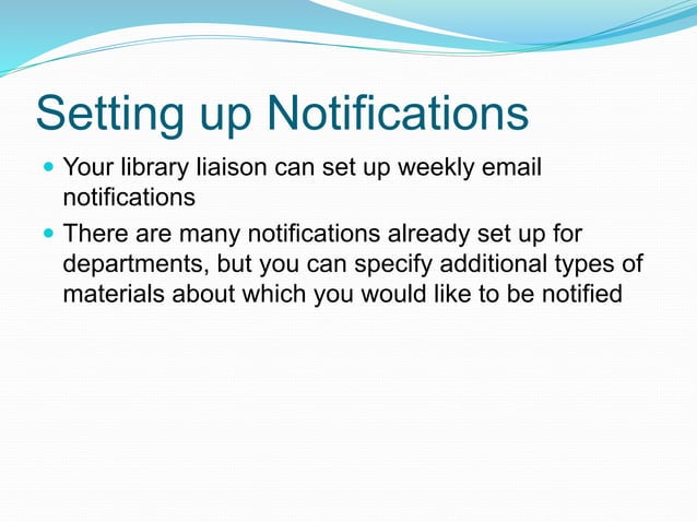 Using Gobi Notifications | PPT