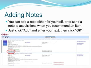 Using Gobi Notifications | PPTX | Technology & Computing