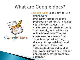 Using Google docs to Collaborate | PPTX