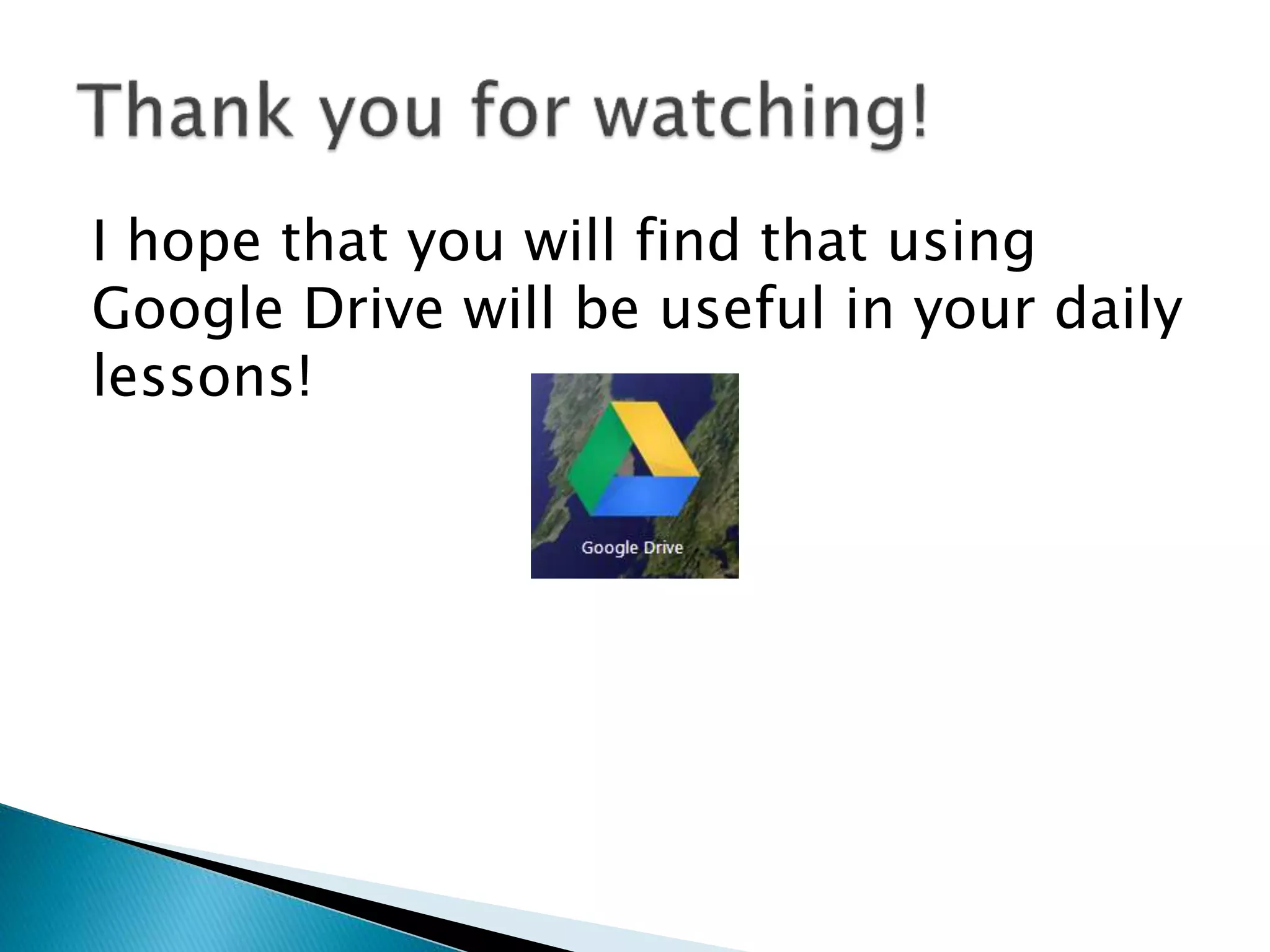 using google drive on your computer | PPTX