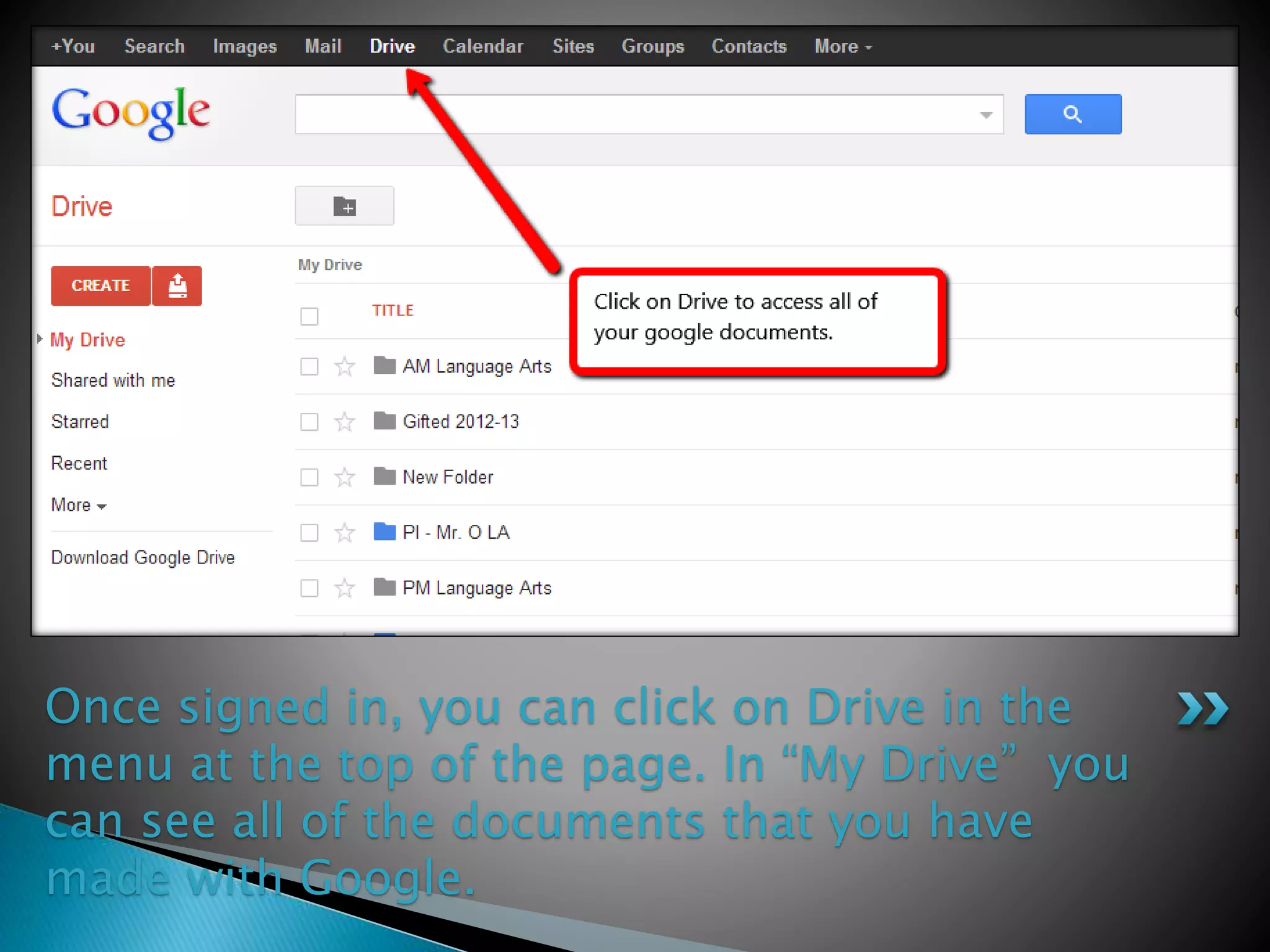 using google drive on your computer | PPTX