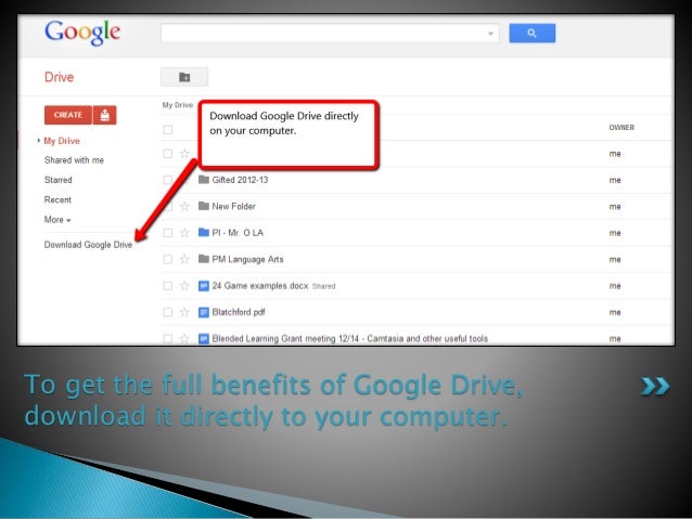 using google drive on your computer