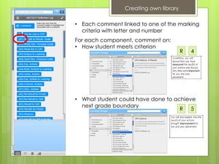 Using GradeMark to improve feedback and involve students in the marking ...