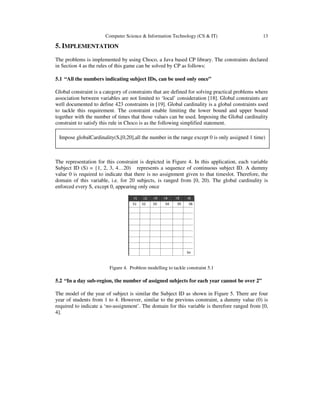 Using Grid Puzzle to Solve Constraint-Based Scheduling Problem | PDF