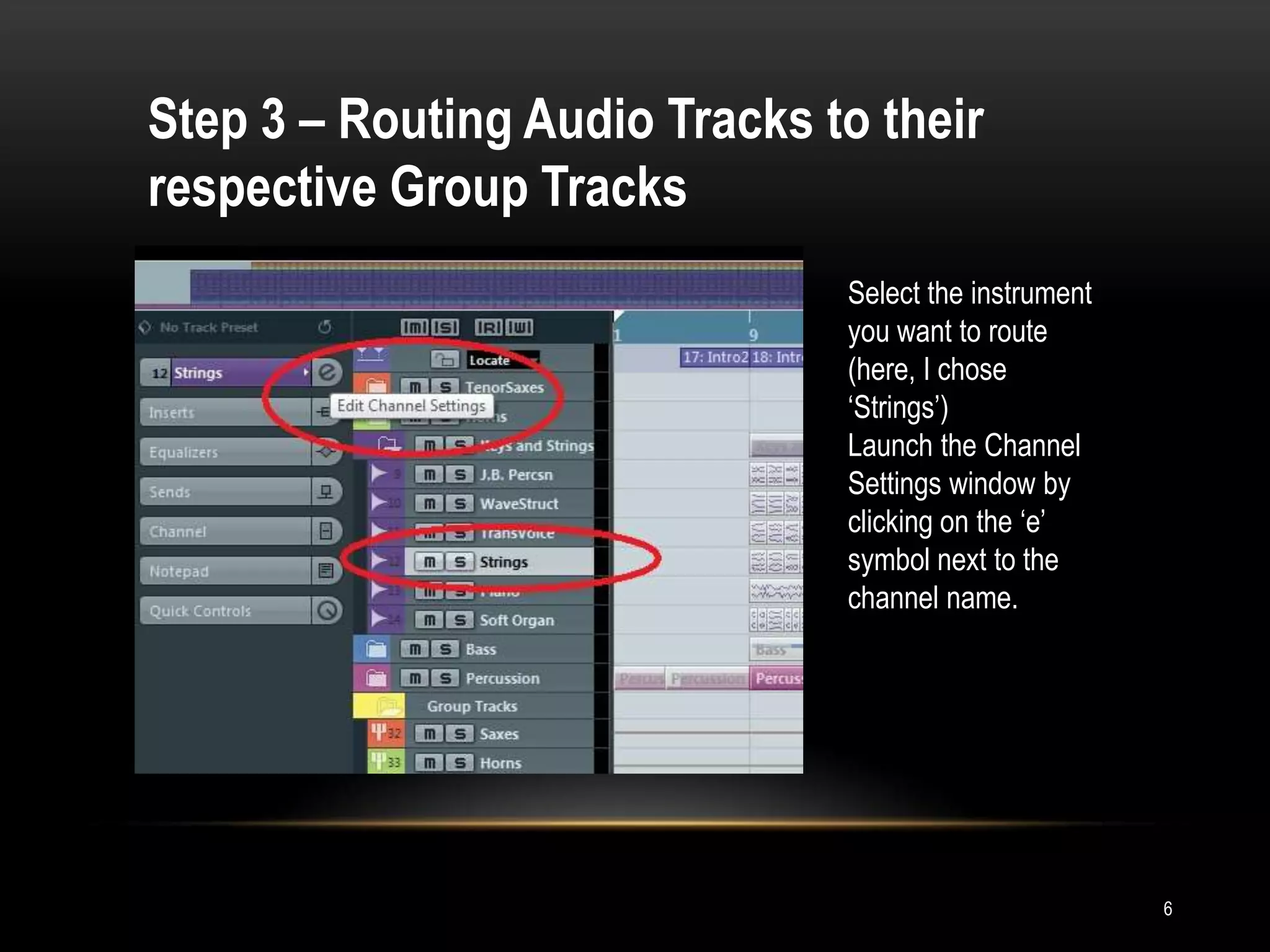 Using group and folder tracks in cubase | PPTX