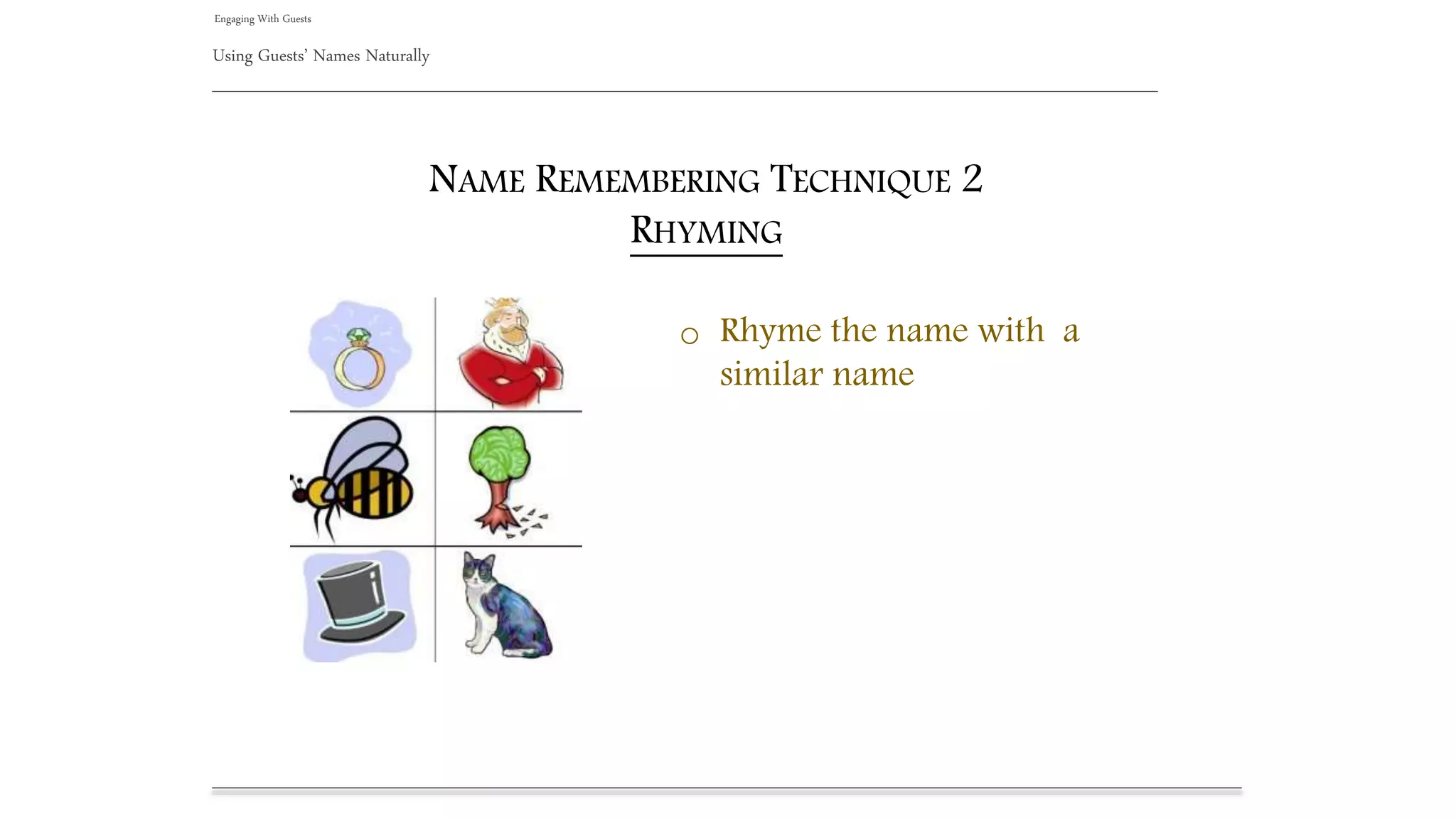 Using Guests' Names | PPTX