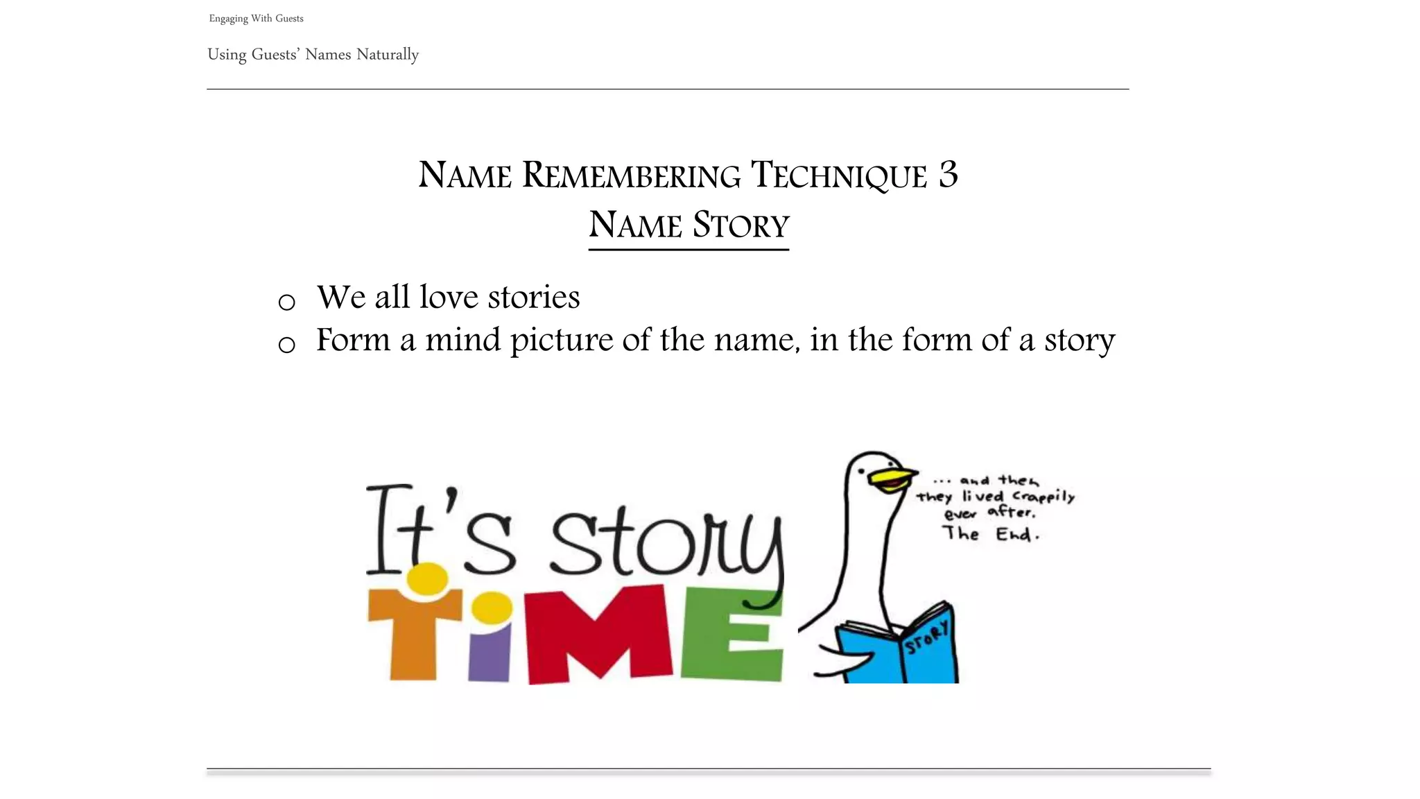 Using Guests' Names | PPTX