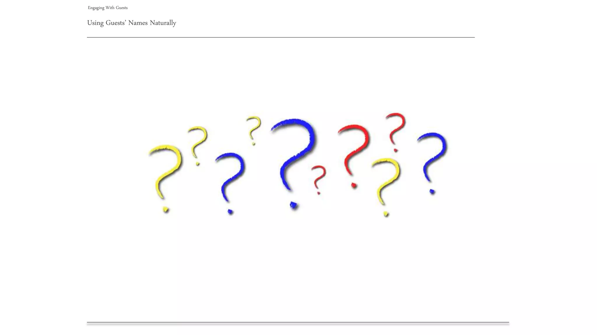 Using Guests' Names | PPTX