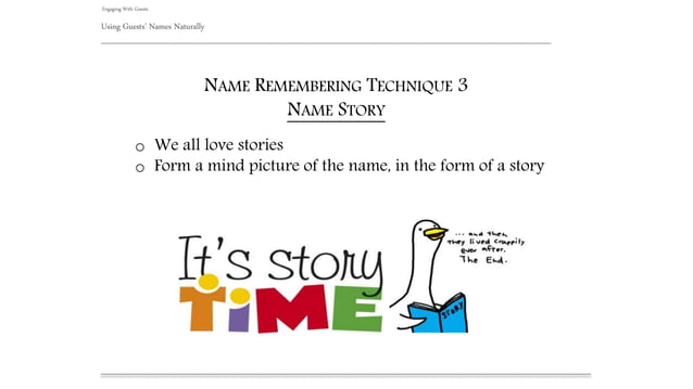 Using Guests' Names | PPTX | Technology & Computing