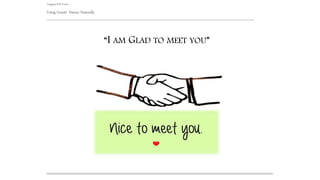 Using Guests' Names | PPTX