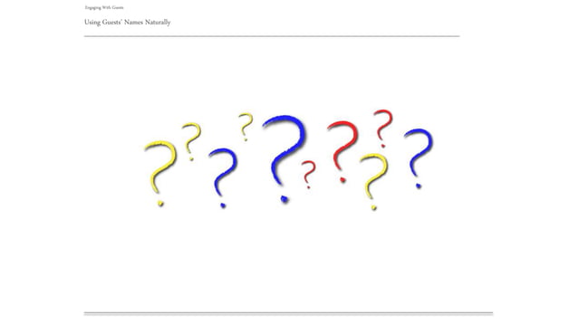Using Guests' Names | PPTX | Technology & Computing