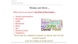Using Guests' Names | PPTX