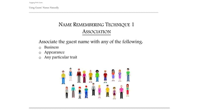 Using Guests' Names | PPTX | Technology & Computing