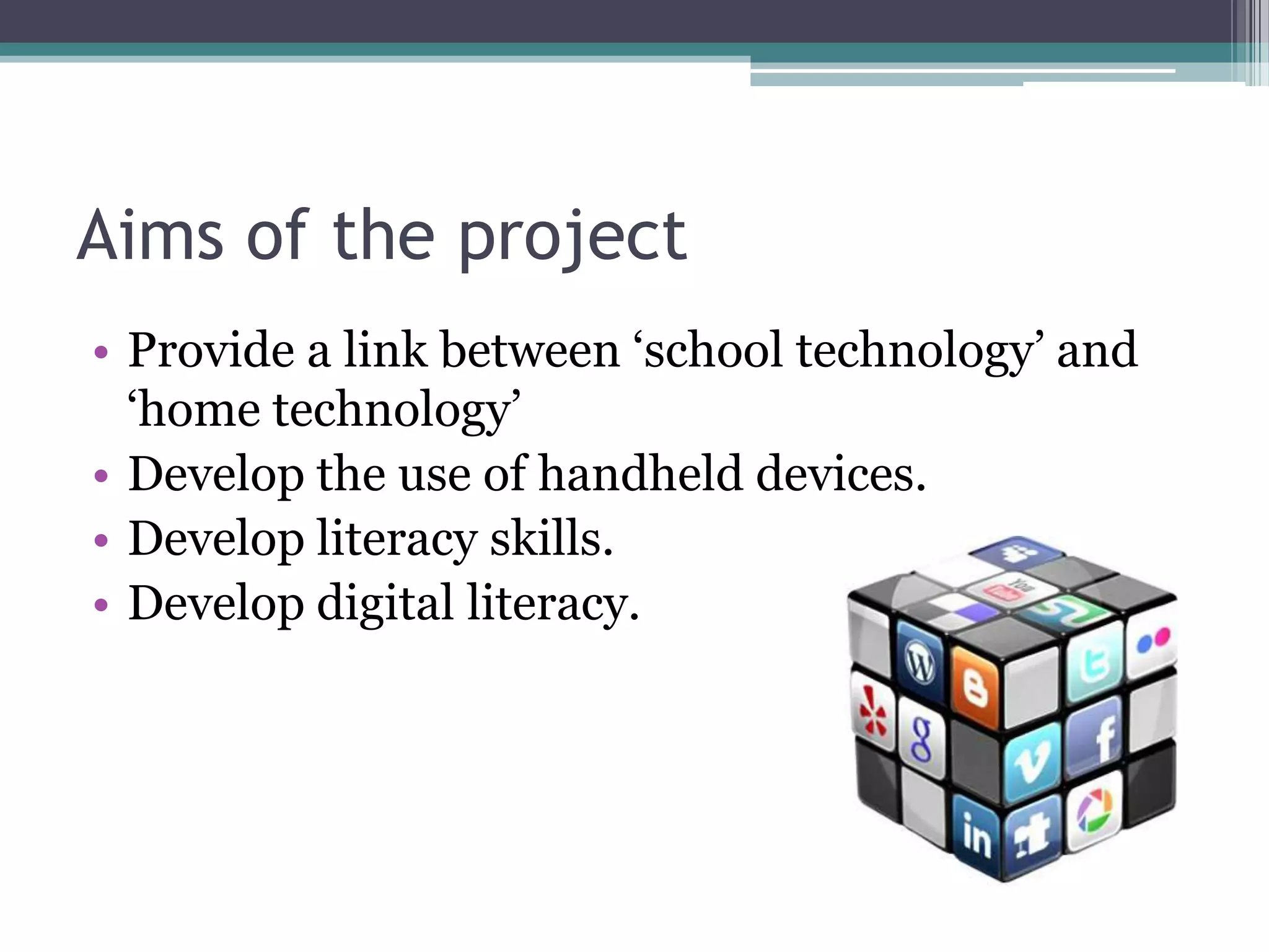 Using handheld devices to develop literacy skills - DeFT regional ...