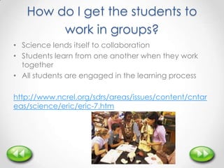 Using hands on activities in the science classroom | PPTX
