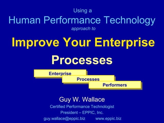 Using HPT To Improve Your Enterprise Processes | PPT