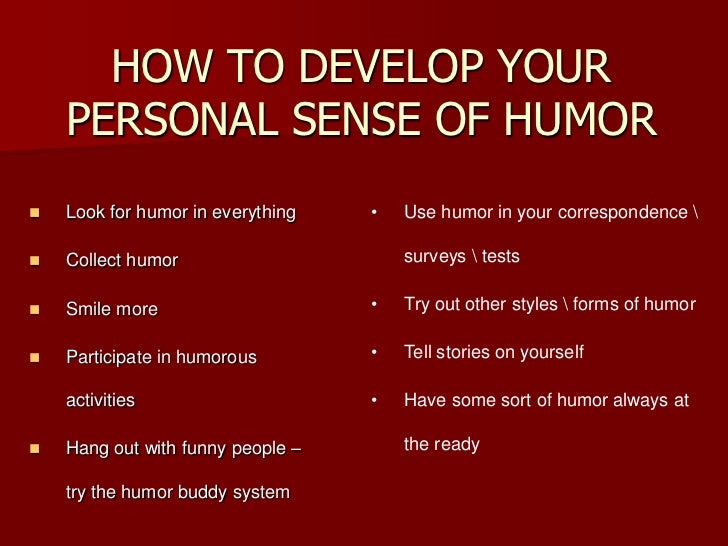 Using Humor And Metaphorical Thinking In Your Work