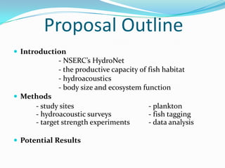 Using Hydroacoustics To Spatially Quantify Productive Capacity In | PPTX
