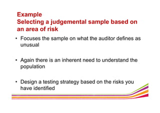 Using IDEA to Create a Sampling Methodology | PDF