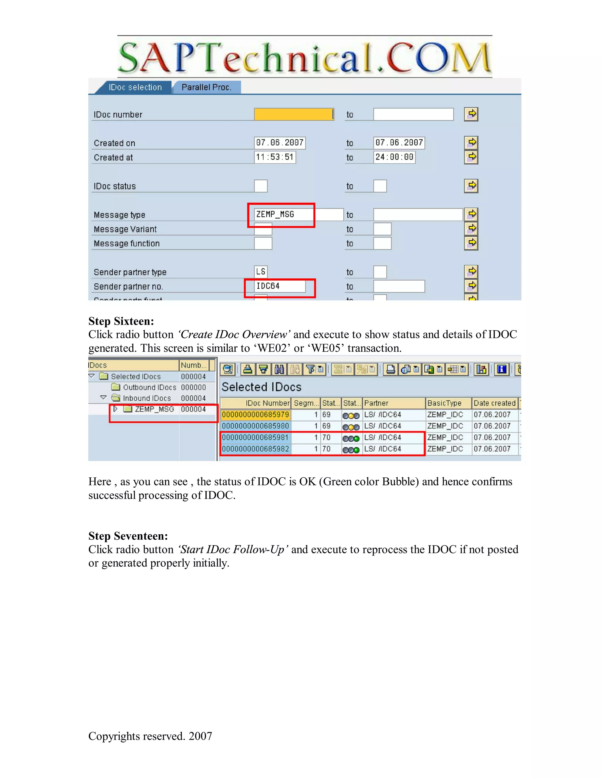 Using idoc method in lsmw | PDF