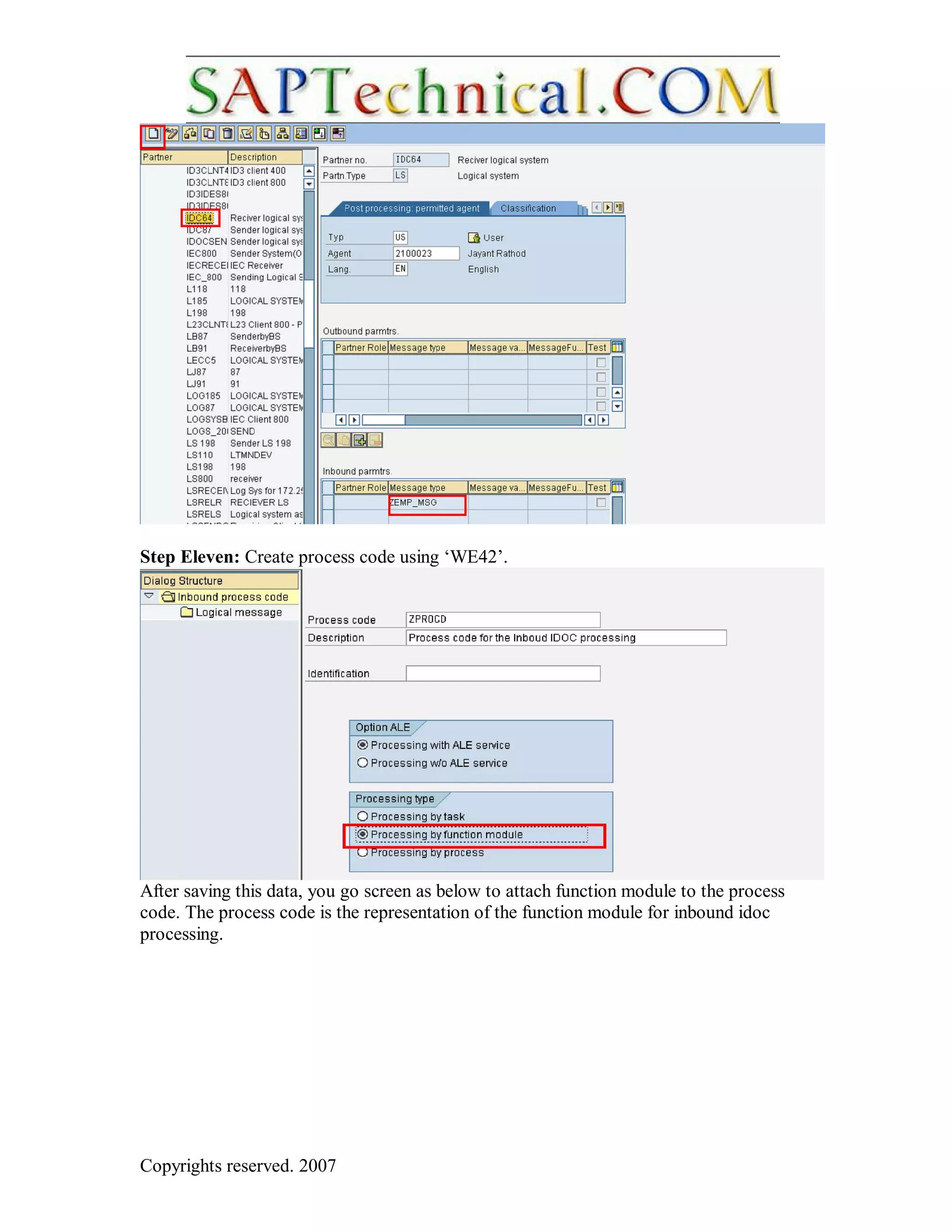 Using idoc method in lsmw | PDF