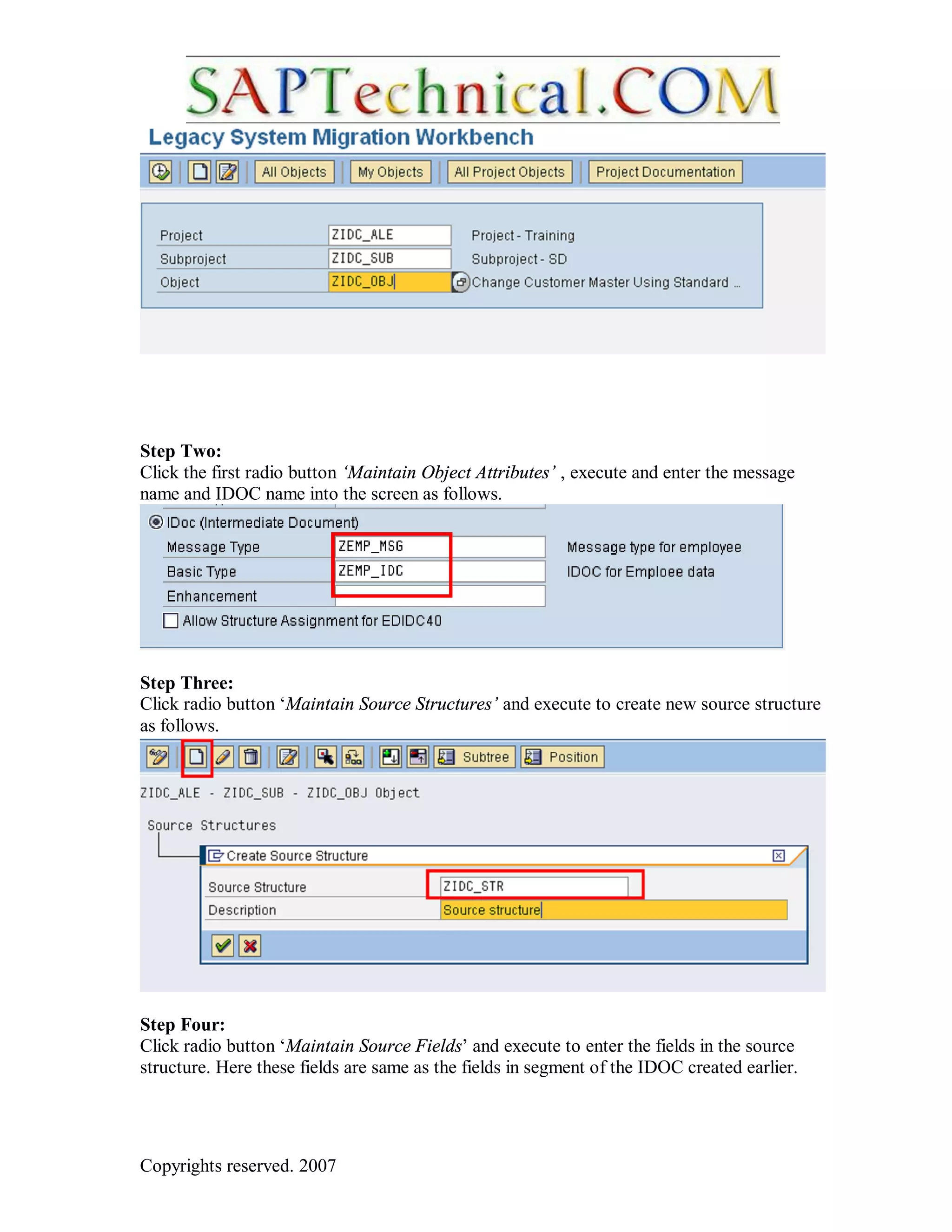 Using idoc method in lsmw | PDF