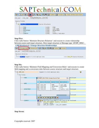 Using idoc method in lsmw | PDF