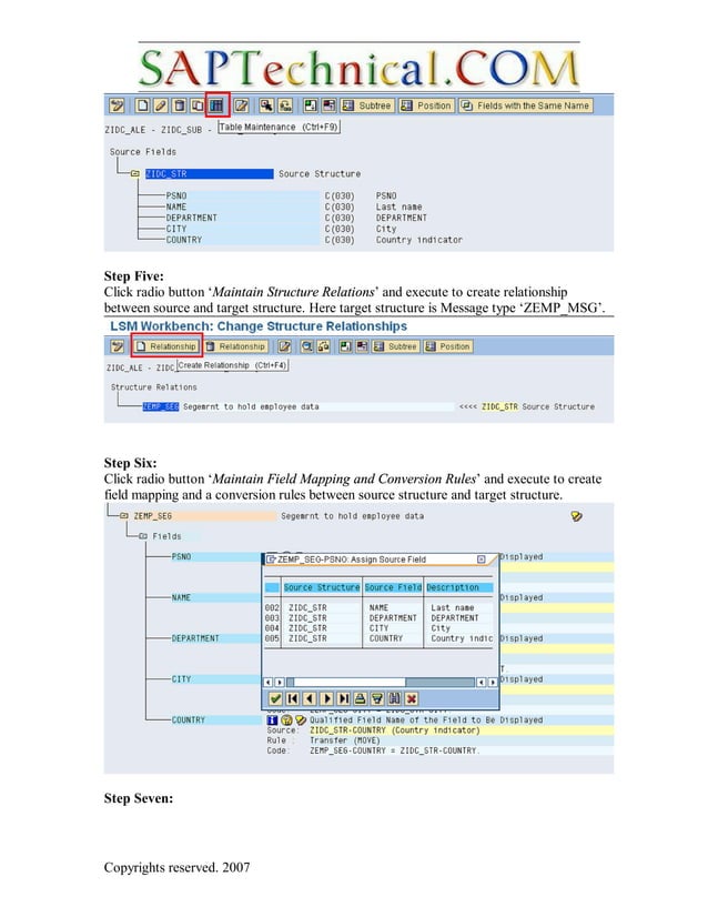 Using idoc method in lsmw | PDF