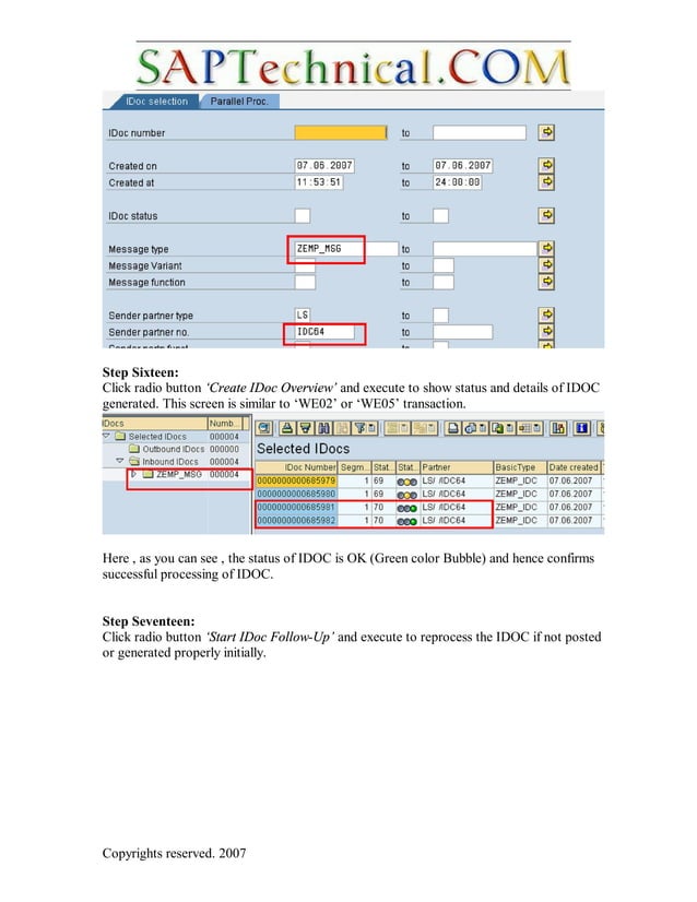 Using idoc method in lsmw | PDF