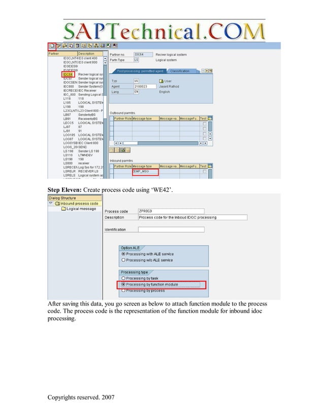 Using idoc method in lsmw | PDF
