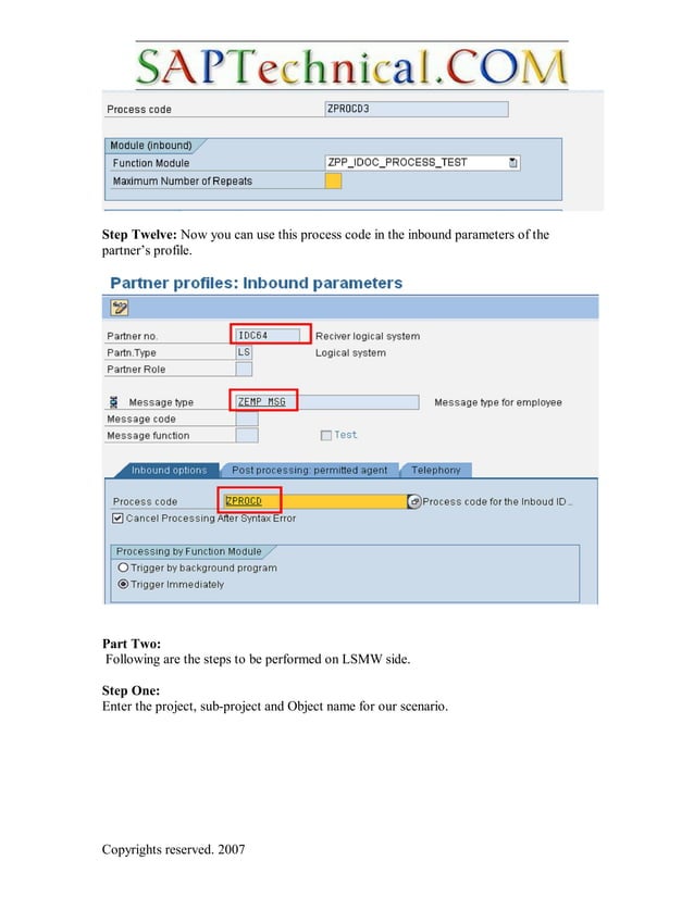 Using Idoc Method In Lsmw Pdf