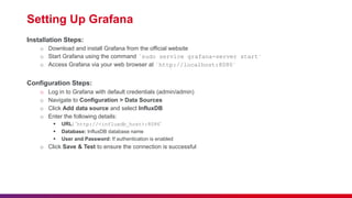 Using InfluxDB for real-time monitoring in Jmeter | PPTX