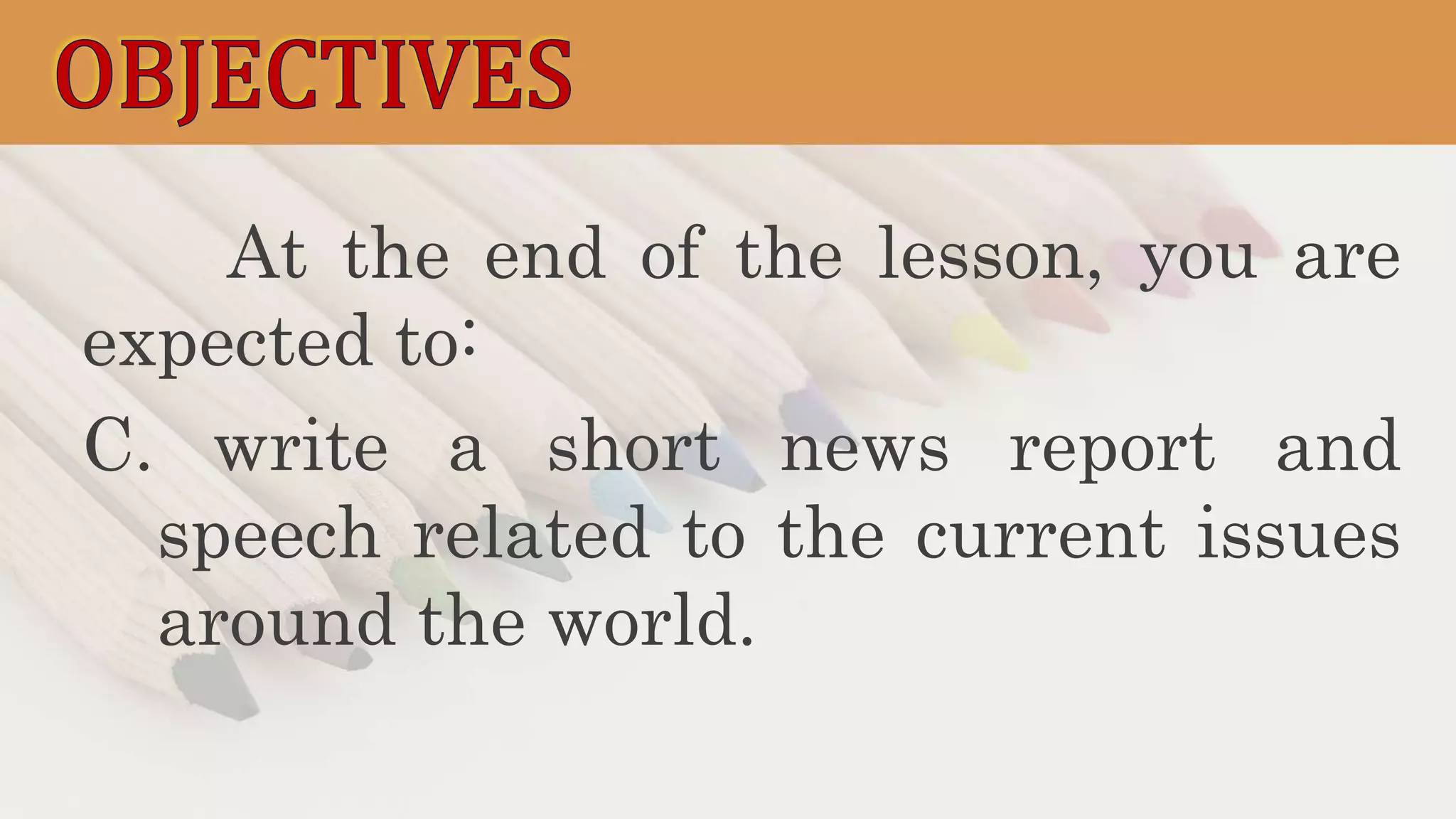 Using Informations from News, Speech, Informative Talks and Pannel ...