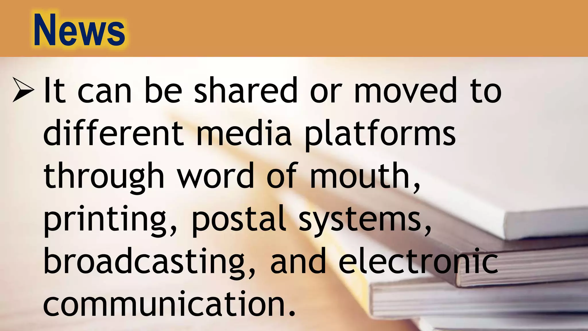 Using Informations from News, Speech, Informative Talks and Pannel ...