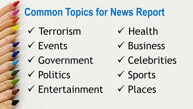 Using Informations from News, Speech, Informative Talks and Pannel ...