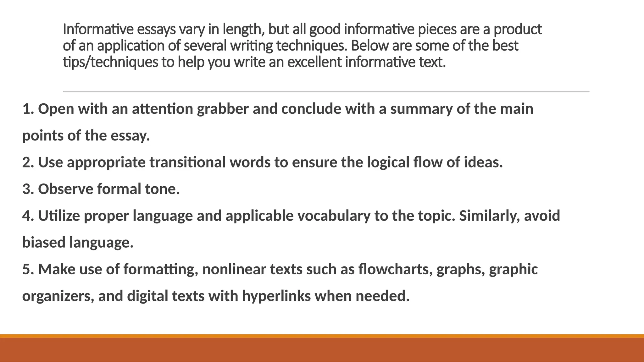 Using Informative Writing Techniques.pptx