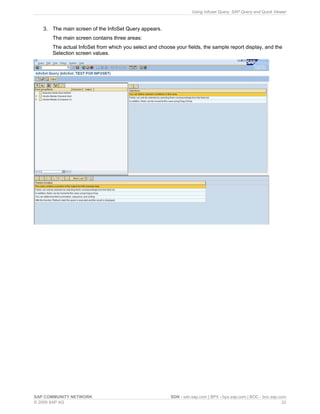 Using infoset query ,sap query and quick viewer | PDF