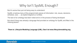 Using Innoslate for Model-Based Systems Engineering | PPTX