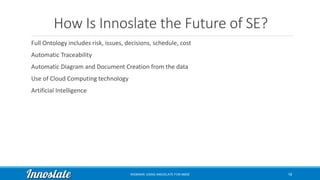Using Innoslate for Model-Based Systems Engineering | PPTX