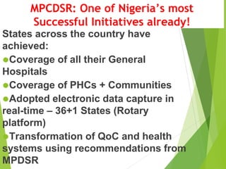 Using Innovative Technologies to Improve Maternal Health in Nigeria | PPTX