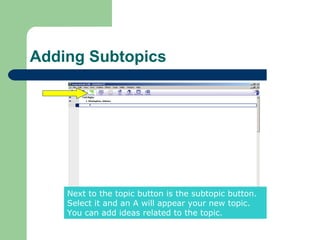 Using inspiration 8 lesson | PPT | Technology & Computing