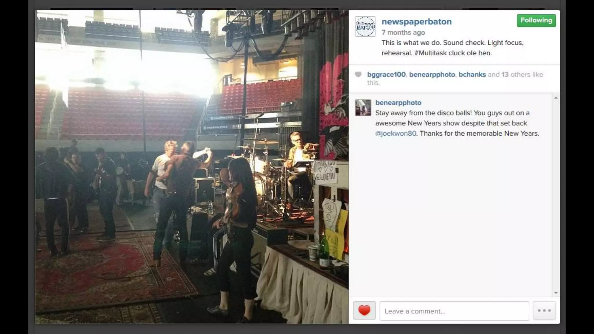 Using Instagram: Newspaper Baton - Beth Grace | PPTX