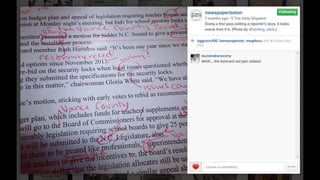 Using Instagram: Newspaper Baton - Beth Grace | PPTX
